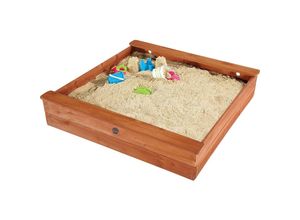 5036523010337 - Sandkasten Pflaume quadratisch Holz - Naturel