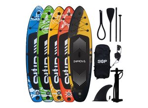 4062048008222 - Standup Paddle Set SUP Board inkl umfangreichem Zubehör Paddel und Hochdruckpumpe versch Größen und Farben