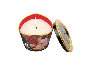 0697309045087 - SHUNGA - MINI CARESS BY CANDELIGHT ERDBEERE UND CAVA MASSAGEKERZE 170 ML