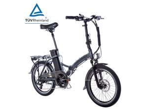 5904302005013 - JOBOBIKE E-Bike Sam 20 Zoll vollgefedertes Citybike faltbar 7 Gang SHIMANO Acera Kettenschaltung 250