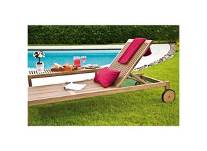 7896403702572 - Gartenliege 5-fach verstellbar Tauari Holz - Tramontina