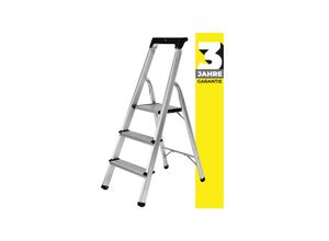 4056551207128 - Stehleiter CF-133B Aluminium-Haushaltsleiter Ablagefläche Gummi-Standfüße 3-6 Stufen (3 Stufen) 4056551207128 - Stehleiter CF-133B Aluminium-Haushaltsleiter Ablagefläche Gummi-Standfüße 3-6 Stufen (3 Stufen)