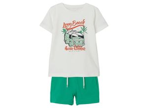 5715321046082 - - Sweatshorts NMMJUR mit T-Shirt in jet stream Gr92