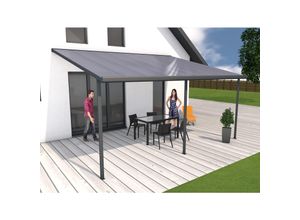 4003412111728 - Terrassenüberdachung 546x406cm anthrazit anthrazit 546 x 406 cm