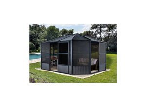 0772830163001 - Sojag Aluminium Pavillon und Wintergarten Charleston 12x15 anthrazit