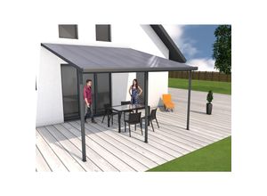 4003412111711 - Terrassenüberdachung 426x406cm anthrazit anthrazit 426 x 406 cm