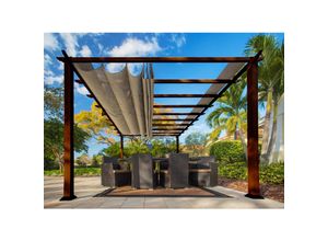 0852580008330 - Paragon Outdoor Pavillon Florenz 11x16 Cocoa