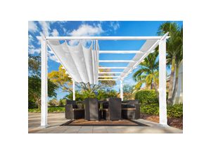 0852580008293 - Paragon Outdoor Pavillon Florida 1225 m² Weiss