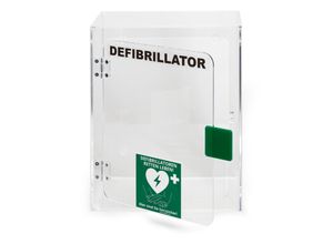 4260301051569 - Defibrillator (AED) Wandkasten mit Alarm für HeartSine Geräte Plexiglas