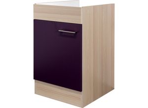 4047584023489 - Küchen Spülenunterschrank Focus Aubergine - 50 cm