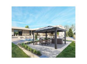 7290108605204 - Canopia by Palram Dallas 43x43 Gartenpavillon anthrazit