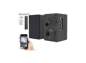 4022107369343 - auvisio MSS-95usb Aktives Stereo-Regallautsprecher-Set Holz-Gehäuse Bluetooth 5 120 W Box Soundbox