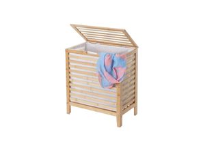 4057651248332 - Wäschekorb MCW-B92 Laundry Wäschetruhe Wäschebox Wäschesammler Wäschebehälter Wäschetonne Bambus 61x51x31cm 65l