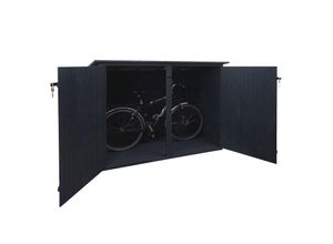 4057651419749 - 1er-Fahrradgarage MCW-H60 Fahrradbox Geräteschuppen Gerätehaus MVG abschließbar 152x184x98cm ~ anthrazit