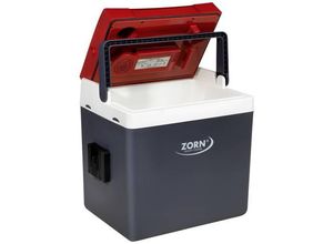 4251702501203 - ZORN Cooler Z 26 LNE PX Akku-Kühlbox & Heizbox EEK E (A - G) Thermoelektrisch 230 V 12 V 18 V Weiß-Rot Grau 25 l max 17°C unter Umgebungstemperatur