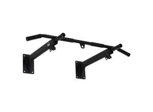 4250871206445 - Klimmzugstange zur Wandmontage schwarz 98 x 64 x 18 cm (BxTxH) Pull up bar Fitnessgerät Trainingsgerät Klimmzüge