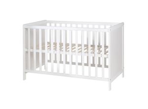 4005317318363 - Baby- & Beistellbett 2in1 Hamburg ca ca 60x120 cm weiß verstellbar inkl 5 Schlupfsprossen 4005317318363 - Baby- & Beistellbett 2in1 Hamburg ca ca 60x120 cm weiß verstellbar inkl 5 Schlupfsprossen