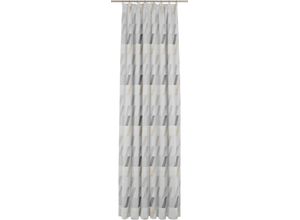 4004567227456 - Vorhang WIRTH Bray Gardinen Gr 145 cm Kräuselband 132 cm grau (hellgrau) Kräuselband Gardine
