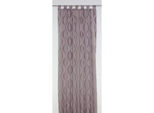 4004567070724 - Vorhang WIRTH Varallo Gardinen Gr 145 cm Schlaufen 135 cm lila Schlaufen Gardine