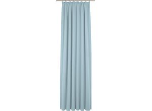 4004567253530 - Vorhang WIRTH Newbury Gardinen Gr 125 cm Kräuselband 65 cm blau (hellblau) Kräuselband Gardine