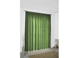 4004567317652 - Vorhang WIRTH Bachfeld Gardinen Gr 175 cm Multifunktionsband 132 cm grün (dunkelgrün) Esszimmergardinen