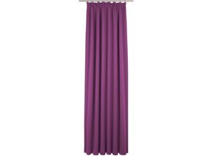 4004567249991 - Vorhang WIRTH Newbury Gardinen Gr 125 cm Kräuselband 65 cm lila (beere) Kräuselband Gardine