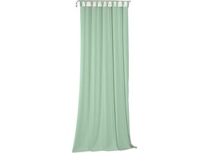 4004567249298 - Vorhang WIRTH Newbury Gr 1 grün (mint) B65cm H125cm Jacquard Baumwolle Polyester Gardinen