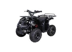 1101077474004 - Elektro-Kinderquad S-8 Farmer Midi-Quad mit 1000 Watt Scheiben- Trommelbremsen bis 20 km h ab 8 (Schwarz)