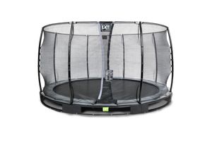 8719874704786 - Exit Toys - exit Elegant Inground-Trampolin ø366cm mit Economy Sicherheitsnetz - schwarz - Schwarz