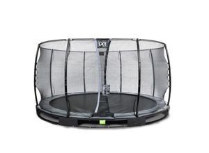 8719874704793 - Exit Toys - exit Elegant Inground-Trampolin ø427cm mit Economy Sicherheitsnetz - schwarz - Schwarz