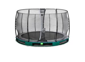 8719874704847 - Exit Toys - exit Elegant Inground-Trampolin ø366cm mit Economy Sicherheitsnetz - grün - Grun