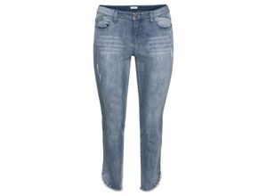 4063134631959 - Große Größen Stretch Jeans SUSANNE in Ankle-Länge blue Denim Gr50