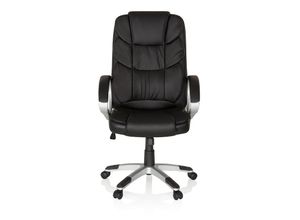 4251084659332 - XXL Chefsessel RELAX BY155 Schwarz ergonomischer gepolsterter Bürostuhl