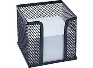 4003801792798 - Zettelbox office ® office 10 x 10 x 10 cm (b x h x t) 92 x 92 cm (b x h) 700 Bl gefüllt Metall schwarz - Wedo