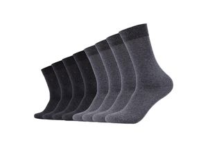 4052171090355 - sOliver Socken Essentials Basic 8er Pack in mittelgrau Strümpfe & Strumpfhosen für Damen