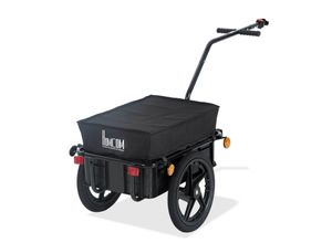 4251774919630 - Lastenanhänger schwarz 144L x 59B x 80H cm lastenanhänger für fahrrad transportanhänger