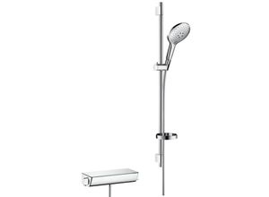 4011097679310 - Raindance Select s Brausesystem Aufputz 150 mit Ecostat Select Thermostat und Brausestange 90 cm 27037 Farbe Chrom - 27037000 - Hansgrohe