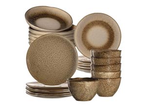 4002541260574 - Geschirrset MATERA 24-teilig beige Keramik