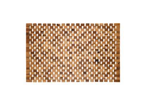 9005364170872 - PANA®eco Badematte Holz • Fußmatte 100% Akazienholz • Badvorleger Holz rutschfest • Holzmatte aus Echtholz • Badteppich Holz • Saunamatte • Holzvorleger • 1er und 2er Packs • verschiedene Größen