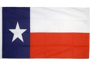 4260307167943 - Flagge Texas 90 x 150 cm Fahne mit 2 Ösen 100g m² Stoffgewicht