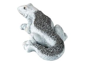 4057984011191 - KYNAST Gartenfigur Eidechse 47 cm Steinoptik Reptilien Echse Garten Deko