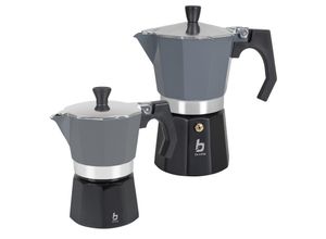 8712013005201 - BO-CAMP Espressokocher Percolator - Kaffee Kocher Espresso Kanne Alu 2-6 Tassen Variante 6 Tassen