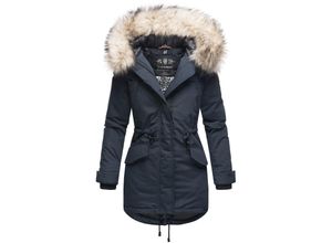 4059072413238 - NAVAHOO Damen Wintermantel Parka mit abnehmbarem Kunstfell Lady Like