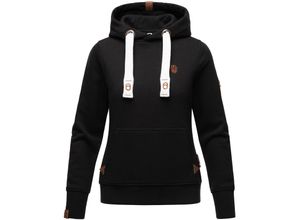 4059072467378 - NAVAHOO Damen Kapuzensweatshirt Hoodie mit Kapuze & Breiten Tunnelzugkordeln Damlaa