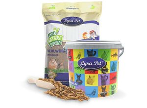 4260361039224 - Lyra Pet® Mehlwürmer im Design Eimer 1x10 l Futter