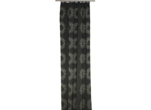 4004567118617 - Vorhang WIRTH Chianti Gardinen Gr 145 cm Kräuselband 132 cm grau (anthrazit) Kräuselband Gardine