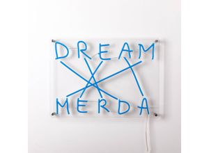 8008215130057 - SELETTI Dream-Merda LED-Deko-Wandleuchte blau