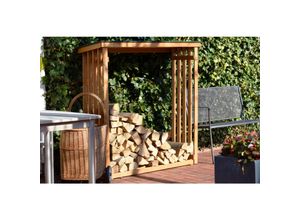 4055894560907 - dobar Großes Outdoor-Kaminholzregal XL aus Holz