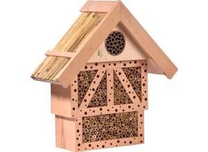 4055894223963 - Dobar Green Label - Großes Insektenhotel Monschau Nisthilfe für Wildbienen und Insekten 44 x 135 x 30 cm Kiefer