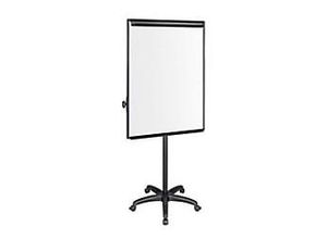 5603750506188 - Mobiles Flipchart Classic EA4806186 B1 Blanko Magnetisch Mit 5 Rollen und Stiftablage Weiß Schwarz